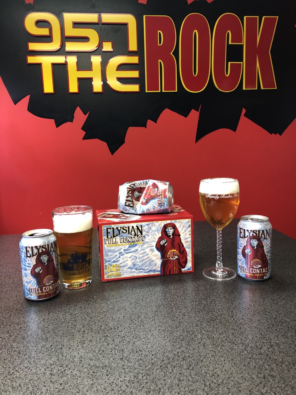 Pints with Puck: Elysian Full Contact Imperial Hazy IPA - 95-7 THE ROCK